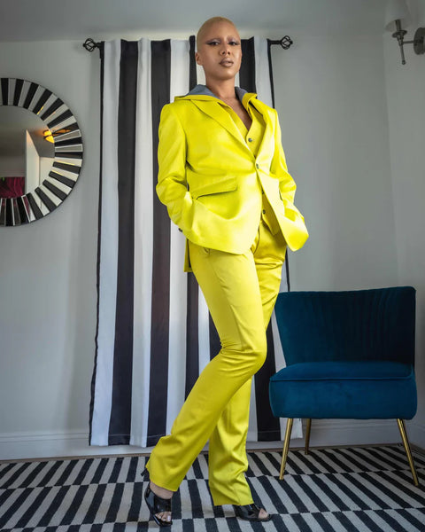 Gender-Neutral Yellow Osiris Suit – Sparkly Gowns
