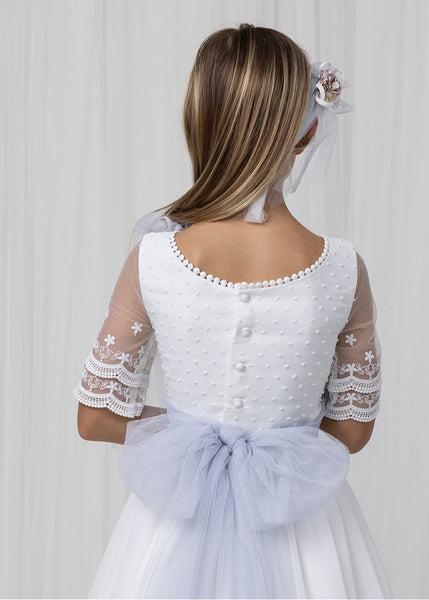 3/4 Sleeves Spanish Communion Gown Marla T103 – Sparkly Gowns