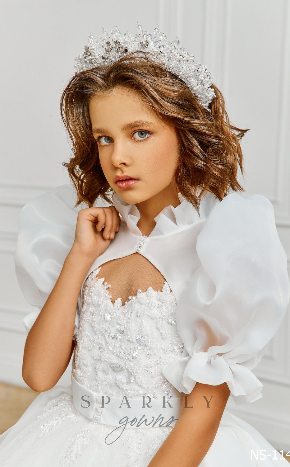 Ball Gown First Communion Dress 21114 – Sparkly Gowns
